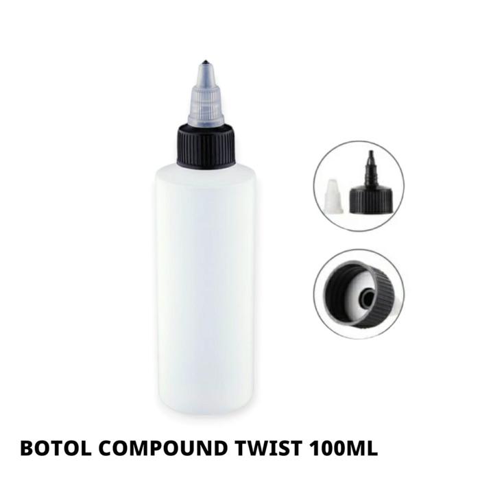 Jual Botol Kompon - Nozzle Twist Cap 250ml Dispenser Squeeze Bottle ...