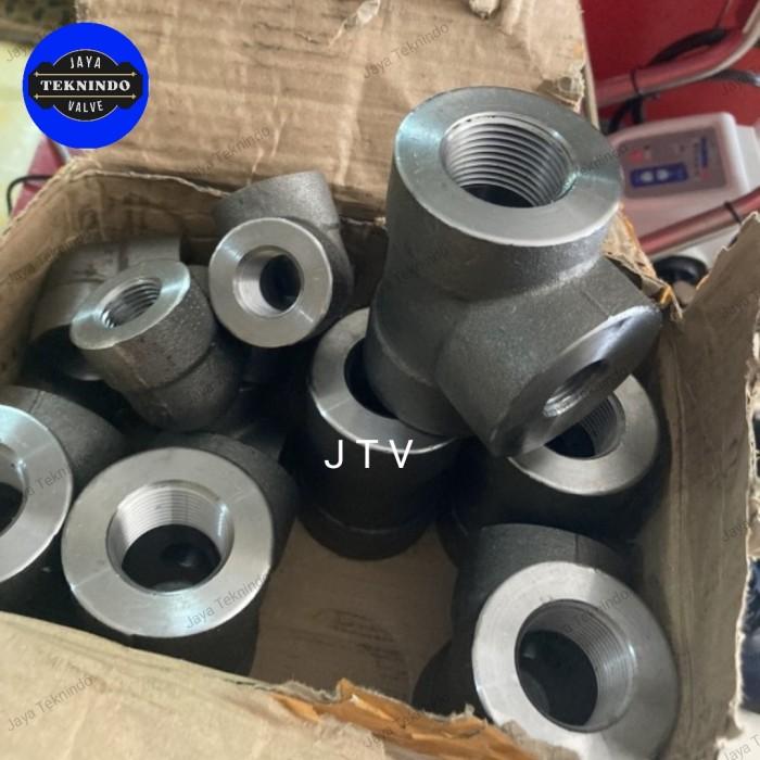 Jual Reducer tee besi class 3000 npt 3/4" x 1/2" - Jakarta Barat - Jaya ...
