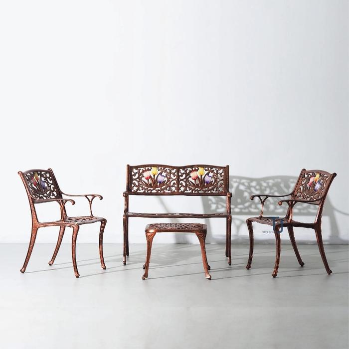 Jual BANGKU HALTE KURSI HALTE KURSI TUNGGU KURSI CAFE KURSI OUTDOOR ...