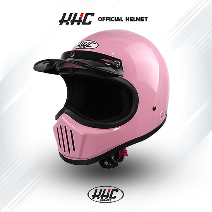 Promo HELM KHC CAKIL FULL FACE HITAM DOFF PET SNI - KHC PINK, L - Kab ...