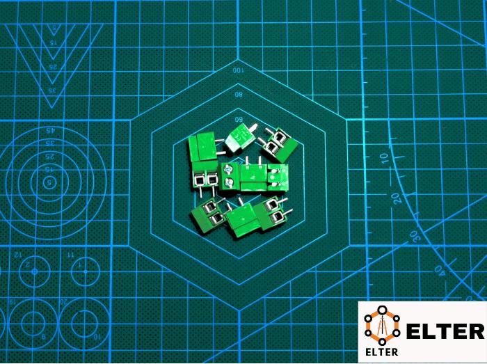 Jual Terminal Block Connector 2 Pin Blok Hijau Biru 5mm 5.0 mm Konektor ...