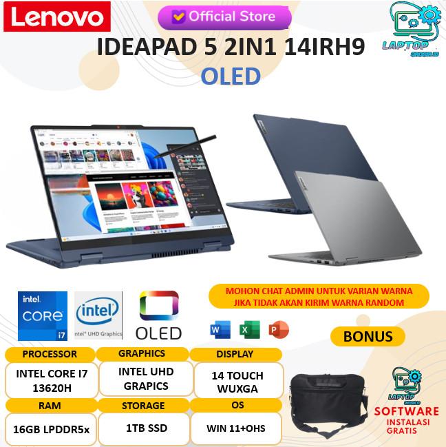 Promo Lenovo Ideapad 5 2in1 14irh9 Oled core i7 13620h 16gb 1tbssd ...