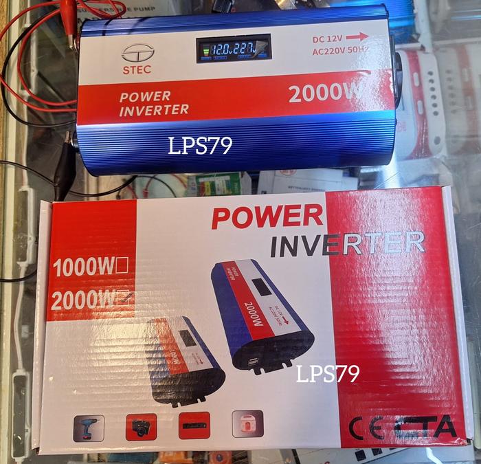 Jual Power Inverter STEC Digital 12v 12 v 2000w 2000watt MSW modif DC ...