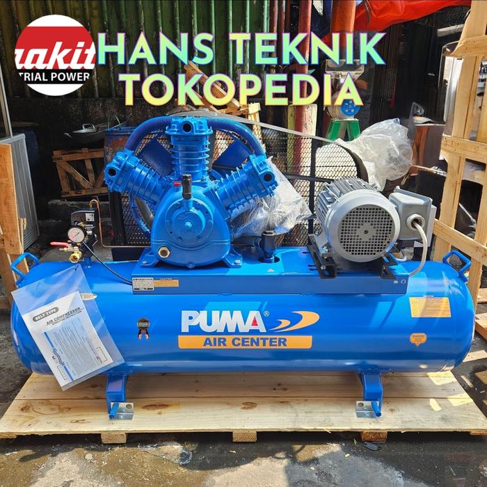 Jual Kompresor Puma 10 HP 8 Bar Motor Hitachi 3 Phase Pompa Angin ...