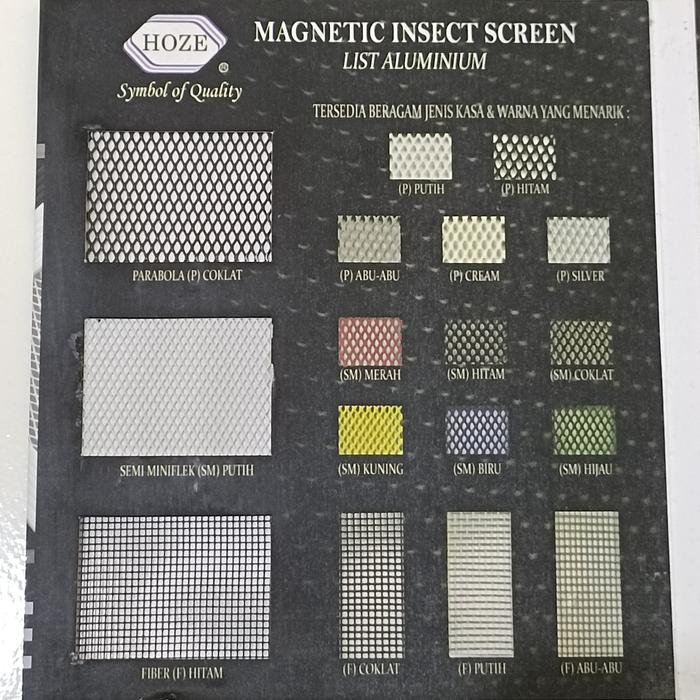 Jual KASA KAWAT NYAMUK MAGNET MAGNETIC SCREEN GARANSI 3TH MURAH INDAH ...