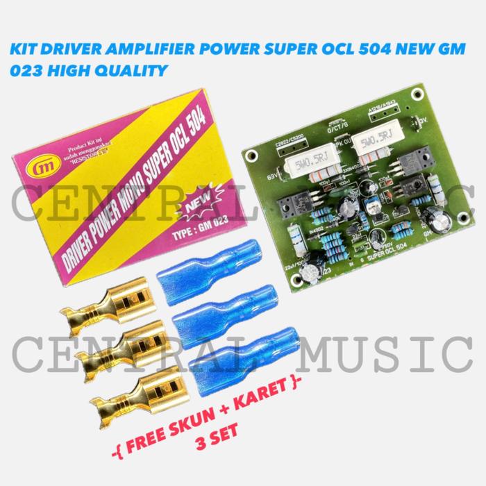Jual KIT DRIVER AMPLIFIER POWER SUPER OCL 504 NEW GM 023 HIGH QUALITY ...