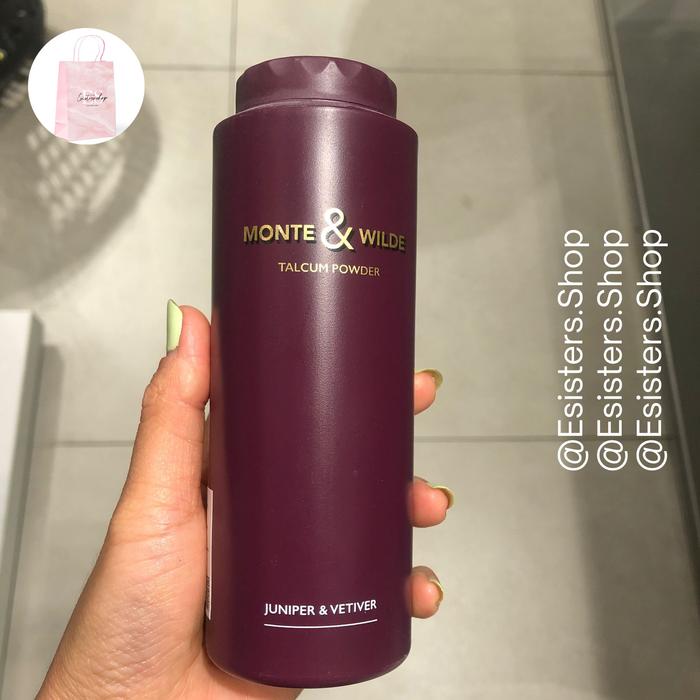 Jual MONTE & WILDE TALCUM POWDER MARKS AND SPENCER M&S 150g - Juniper ...