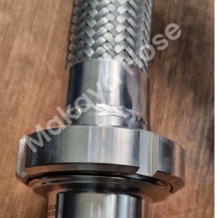 Jual flexible metal hose 2'' conector watermur / union sanitary sms ...