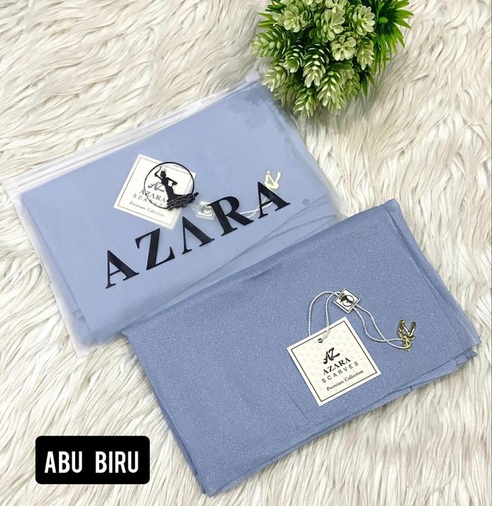 Jual AZARA NUR SINAR METAL LOGO Glosy Hijab Pesta Scarf LC Lasercut ...