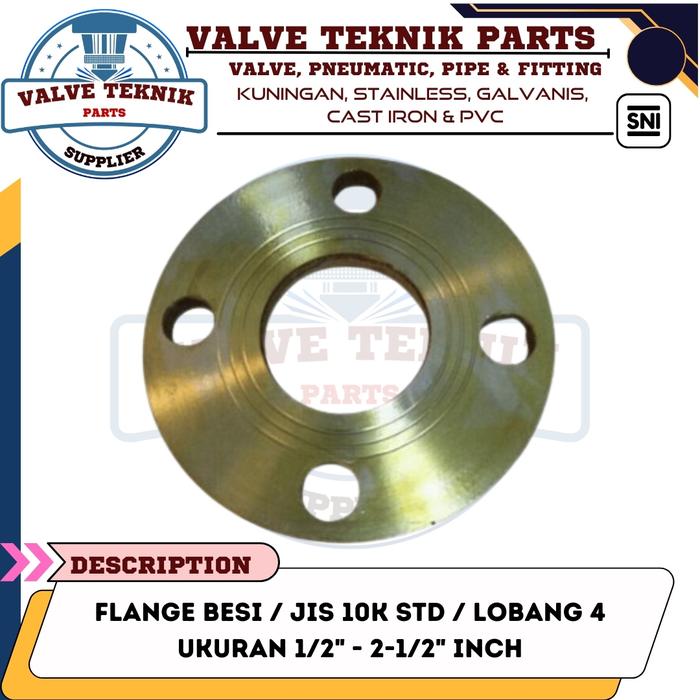 Jual FLANGE BESI JIS 10K STD UKURAN 1/2" - 24" inch - 22" inch ...