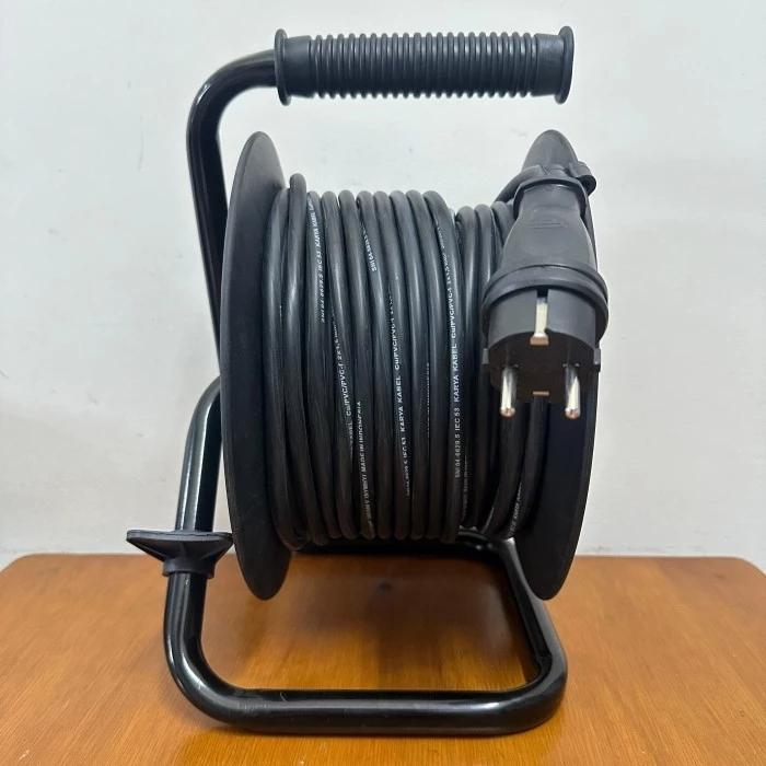 Jual Kabel Roll Rollan DENGAN KABEL 15 25 50 Meter Waterproof Tutupan ...