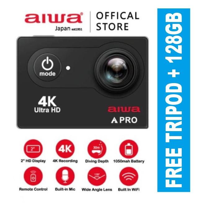 Jual Action Camera Aiwa A PRO 4K Ultra HD in 30/60 fps Waterproof 30M ...