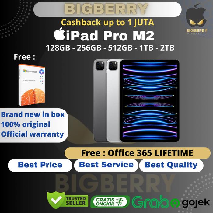 Jual Apple iPad Pro M2 M4 11 12.9 13 Inch 2022 2024 WiFi Cell 128GB 256GB 512GB 1TB 2TB - 11" M2 ...