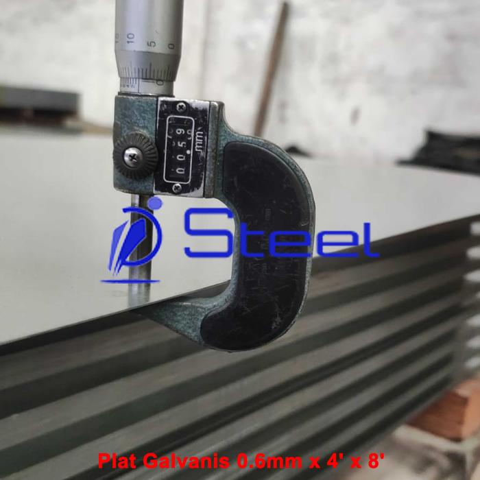 Jual Plat Galvanil 0.6mm x 4' x 8' BJLS Lokfom | Plat Galvanis 1.2 x 2. ...