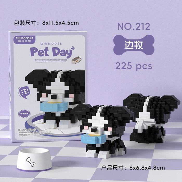 Jual MEKANISM MINI BLOCK PET DAY Mainan Balok Anjing Kucing Mini Lucu ...