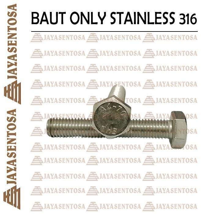 Jual Baut ONLY 316 M14 X 75 | BO Stainless Steel 316 M14 X 75 THE A4 ...