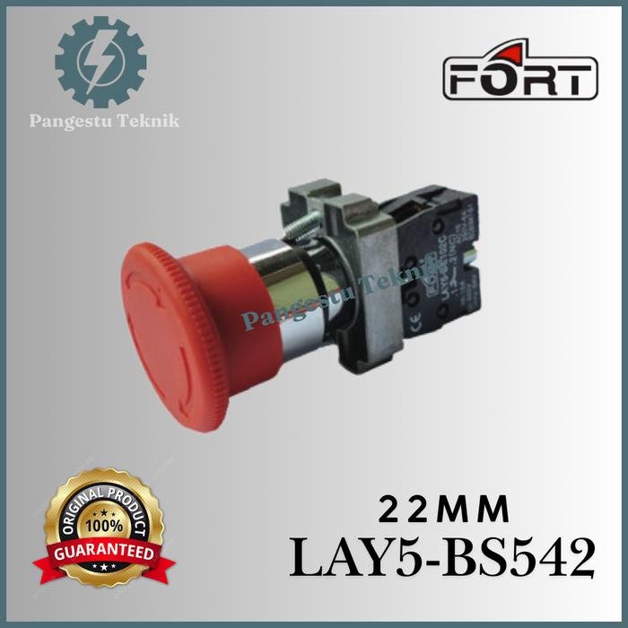 Jual Emergency Push Button 22mm 25mm 30mm / MODEL Push lock - Turn to ...
