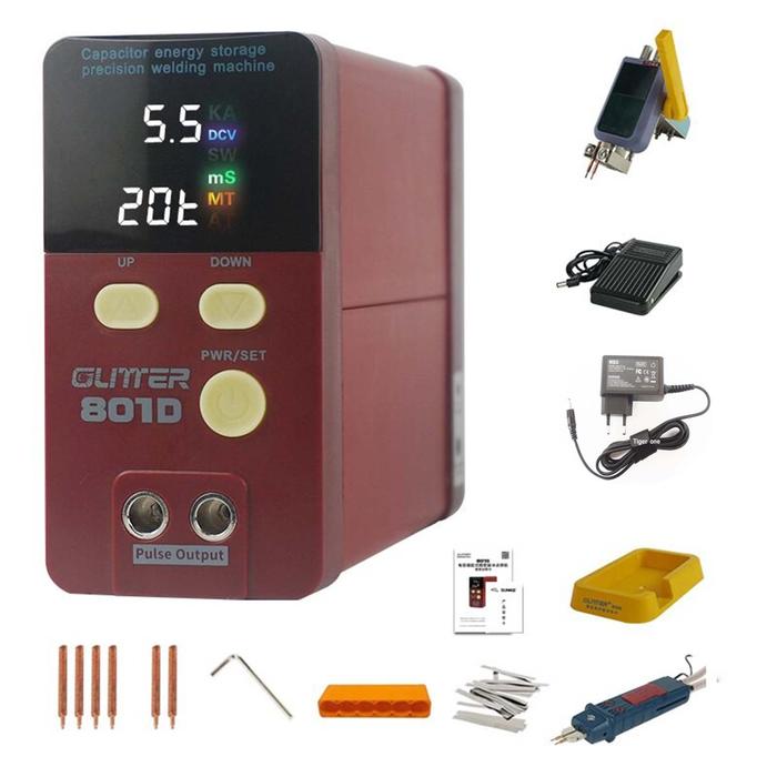 Jual Glitter Spot Welder 18650 801D 12KW, Solder Titik Konsumsi Daya ...
