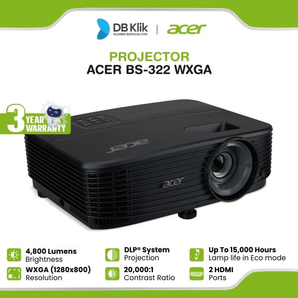 Promo Projector Acer BS-322 WXGA 4800 ANSI Lumens Cicil 0% 3x - Jakarta ...