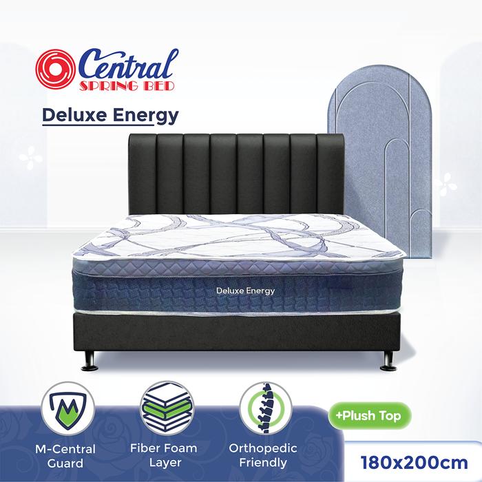 Promo Central Spring Bed Springbed Central Grand Deluxe Full Set - 180 x 200, Cokelat Cicil 0% ...