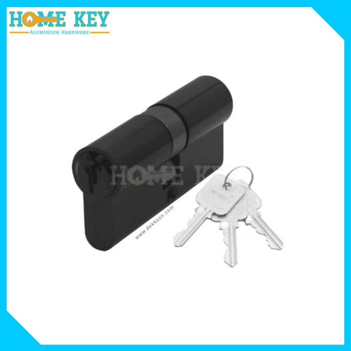 Jual Cylinder Kunci Pintu Dekkson CYL DC DL 65 MM MATT BLACK Silinder ...