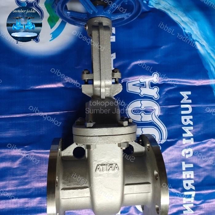 Jual gate Valve Stainless ARITA Size 4" Inch JIS 10K SCS 304 DN-100 ...