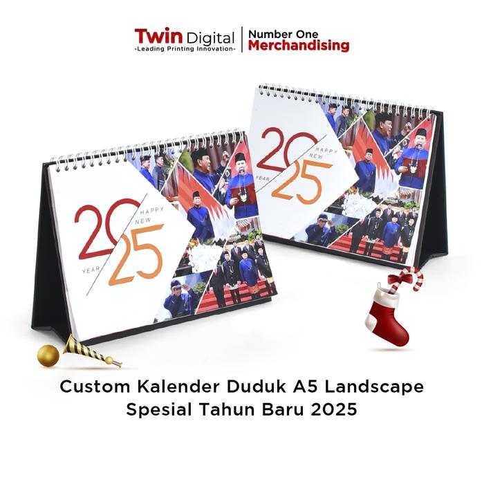 Jual Kalender Duduk Custom A5 Kalender Meja Tahun Baru - Kalender Duduk ...