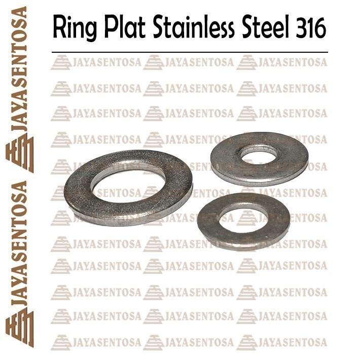Jual Ring Plat M22 Stainless 316 | Flat Washer SS316 THE A4 - 70 ...
