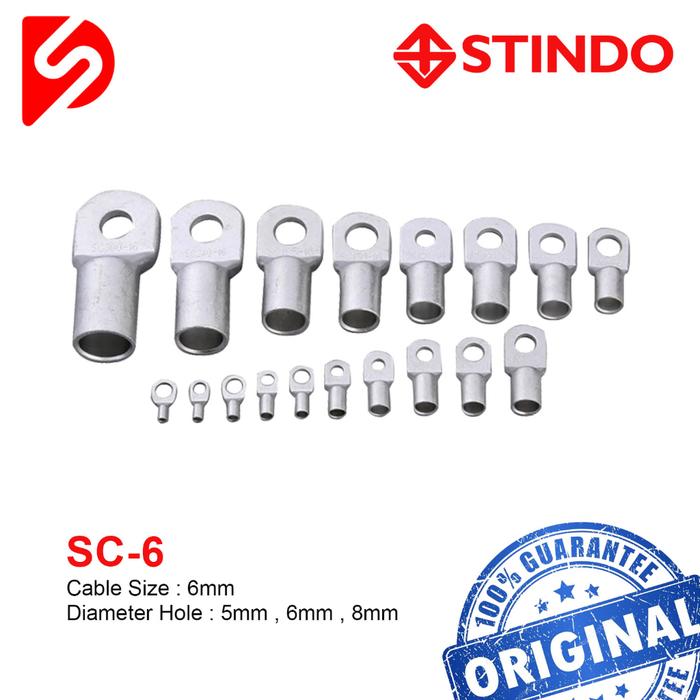 Jual Skun Kabel SC 6 Scun Cable SC-6 Cable Lug SC6 6mm - Jakarta Pusat - Panel Solution | Tokopedia