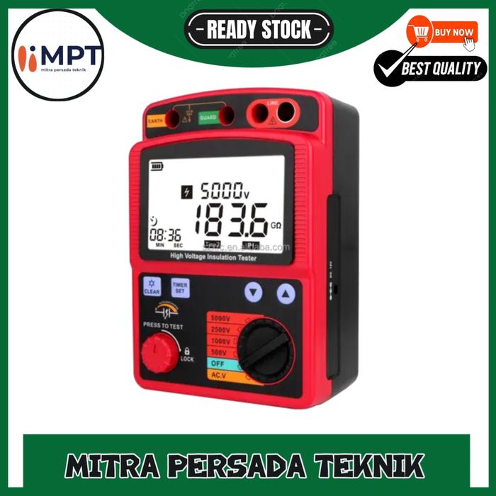 Jual High Voltage 5KV Insulation Resistance Tester Meter Megger 1T Ohm ...