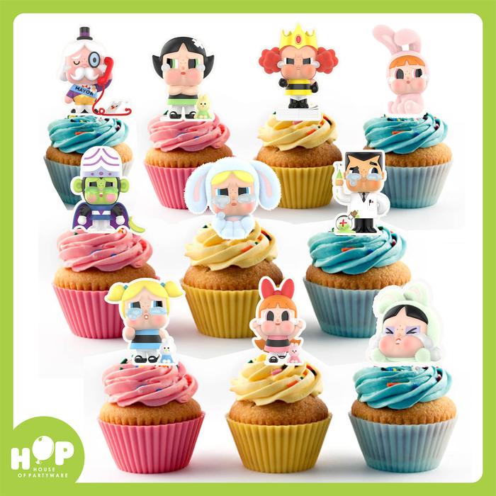 Jual Cake Topper CRY BABY Hiasan Kue Cupcake Ulang Tahun Happy Birthday ...