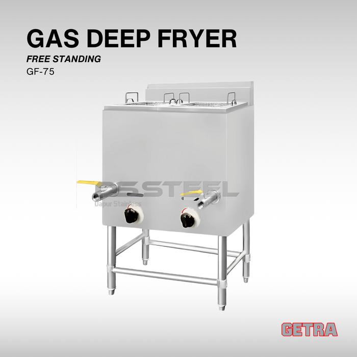 Jual GF-75 - Getra Gas Deep Fryer Free Standing dengan 2 Tank ...