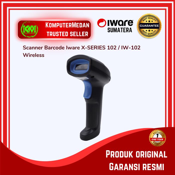 Jual Scanner Barcode Iware X-SERIES 102 / IW-102 Wireless - Kota Medan ...