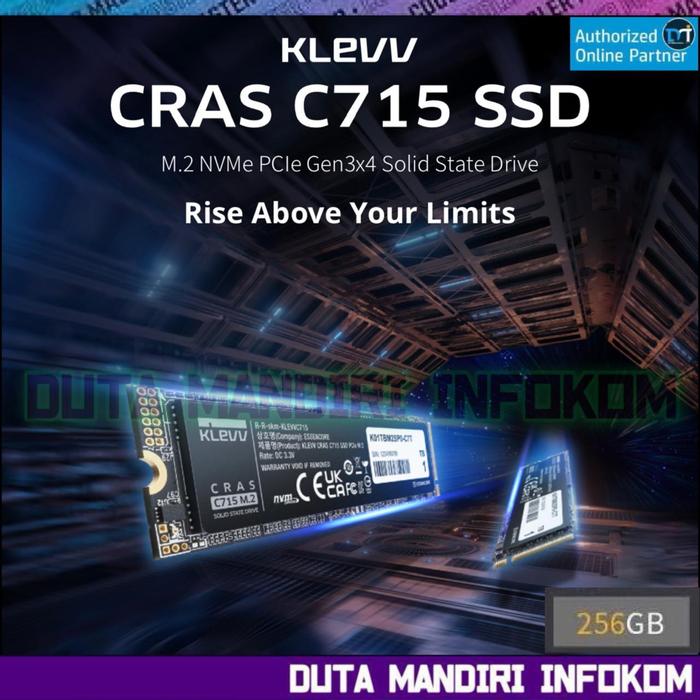 Promo KLEVV CRAS C715 SSD 256GB 512GB 1TB 2TB - M.2 2280 NVMe M.2 PCle ...