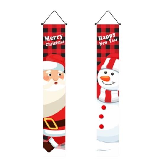 Jual Banner Pintu Spanduk Natal Untuk Samping Pintu Ornamen Natal ...