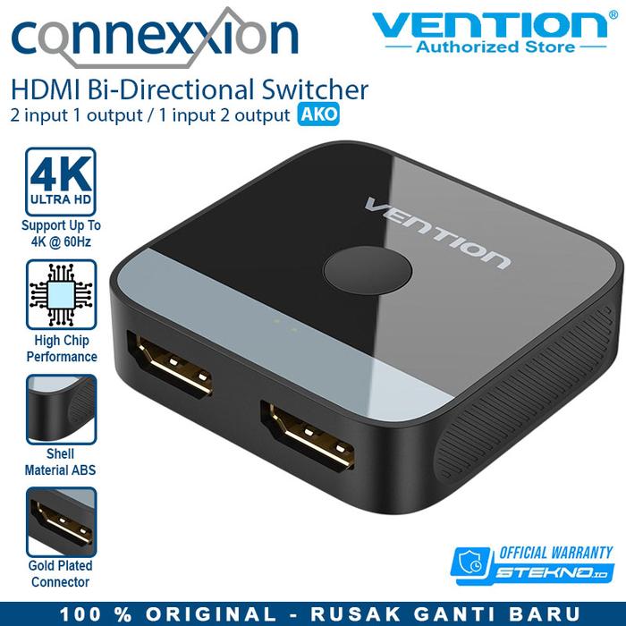 Jual Vention HDMI Switcher 2in-1Out / 1in-2Out 4K 1080p HDMI v2.0 - AKO ...