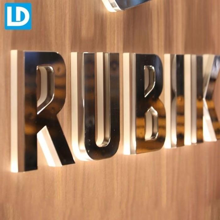 Jual huruf timbul stainless / galvanil / reklame / neon box / akrilik ...