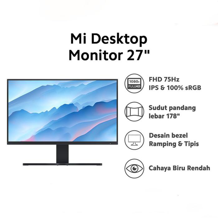 Promo Monitor Gaming Xiaomi Redmi 27 Inch IPS UHD 4K 2K 100% sRGB P3 ...