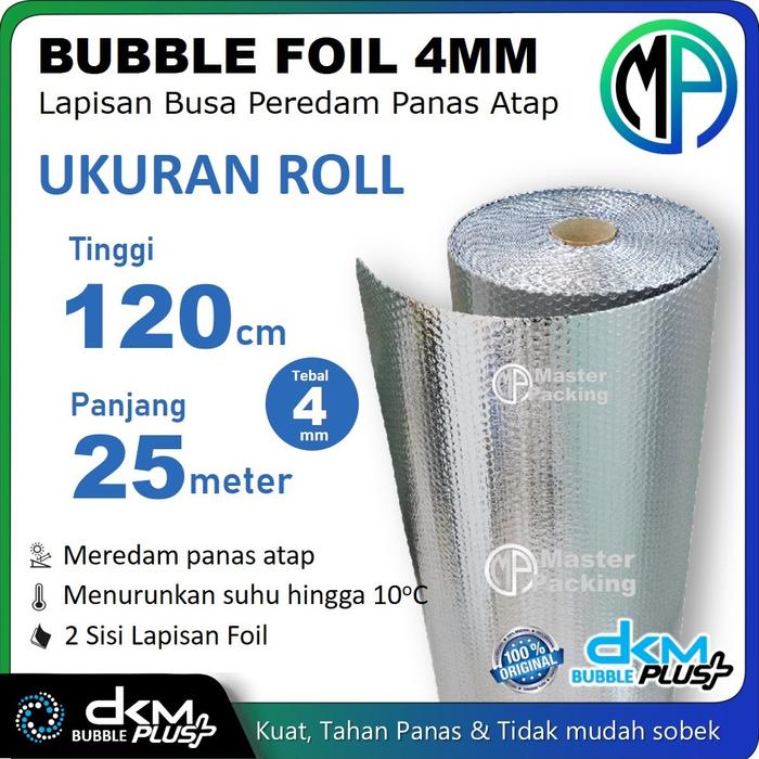 Jual Bubble Alumunium Foil 120cm x 50m / Insulation Metalizing Foil ...