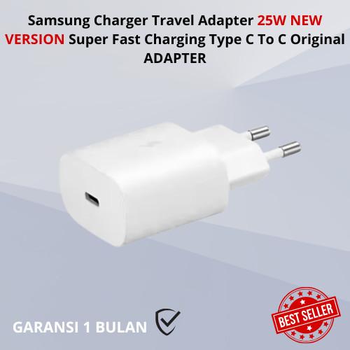 Jual ADAPTER SAMSUNG 25W ORIGINAL 100% SUPER FAST CHARGING ADAPTOR TYPE ...