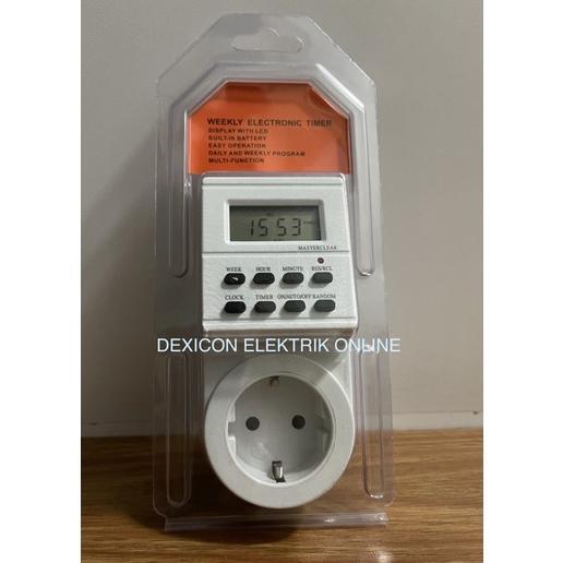 Jual Timer digital stop kontak/stop kontak timer digital/stop kontak on ...