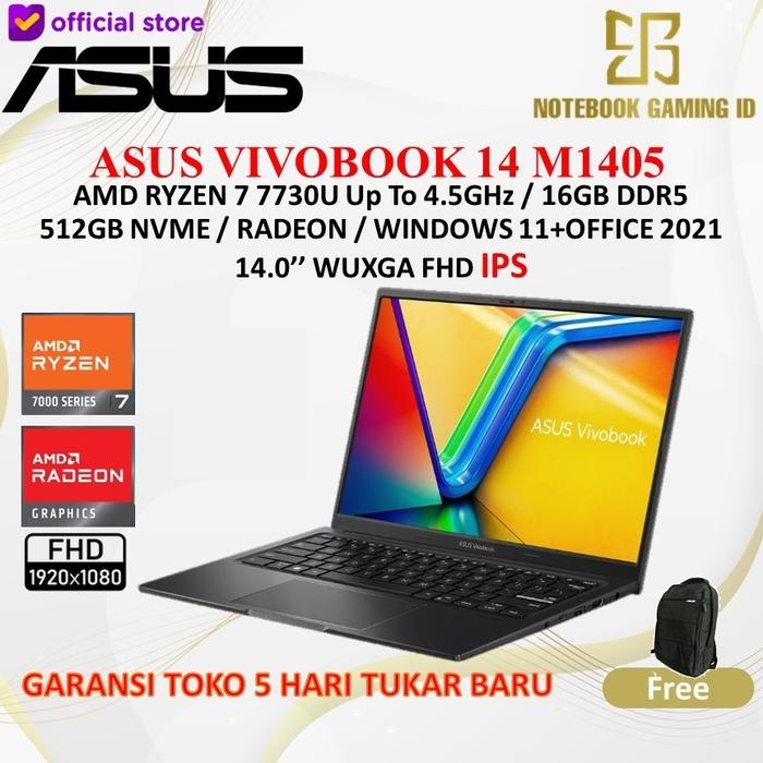 Promo Asus Vivobook 14 M1405YA Ryzen 7 7730U 16Gb 512Gb 14 FHD IPS Win ...