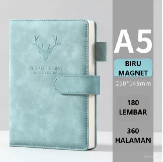 Jual A5 Notebook Kawaii 360 Halaman Buku Harian Buku Harian Lilin Kulit ...