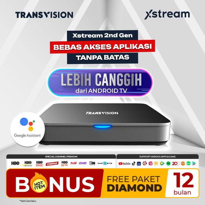 Promo Android Box Transvision XSTREAM 2nd Gen - Bonus 12 Bulan Paket ...