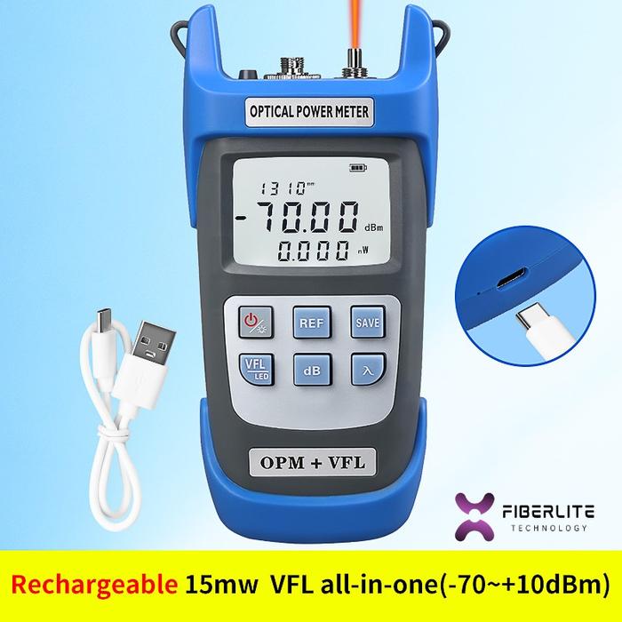 Jual OPM Rechargeable 3 in 1 Optical Power Meter + Visual Fault Locator ...