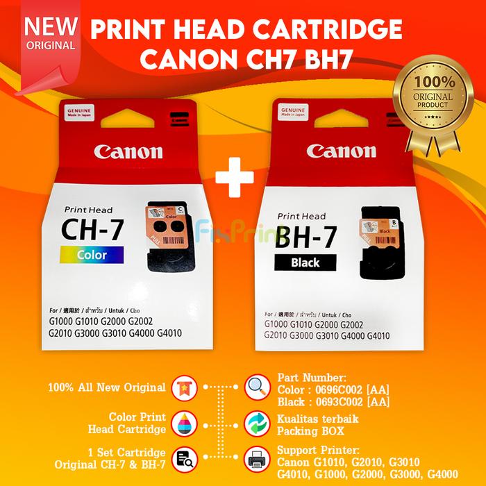 Jual Print Head Cartridge BH7 BH-7 Black CH7 CH-7 Color Printer Canon ...