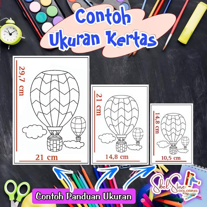 Jual Kertas Gambar Mewarnai/Colouring Anak Tema Farm Animals - Kertas ...