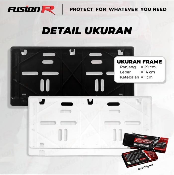 Jual Fusion R Tempat Cover Dudukan Frame Tatakan Plat Plate Nomor Motor ...