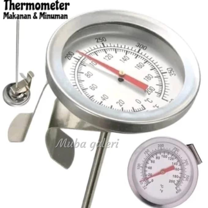Jual Thermometer Deep Fry Termometer Masak Analog Jarum Suhu Minyak ...