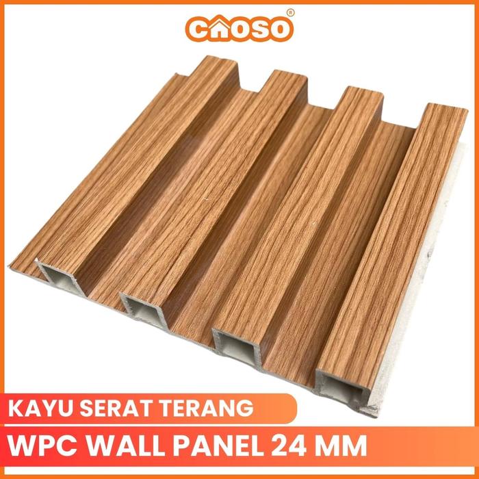 Promo WPC wallPanel 3 Meter Dekorasi Dinding Kayu | Wall Panel Wood panel 3M 3D 300cm X 17cm ...